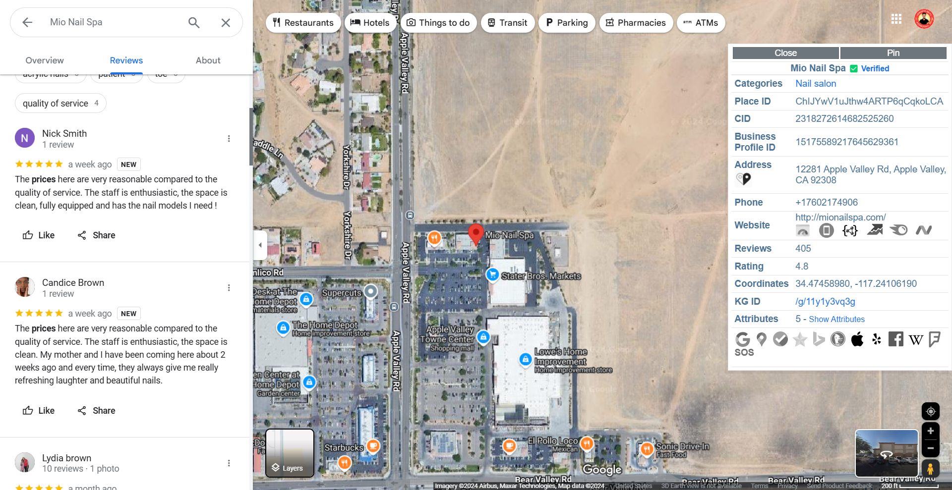 Mio Nail Spa Apple Valley - Review Fraud